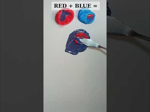 Guess the color! Red + blue = ?