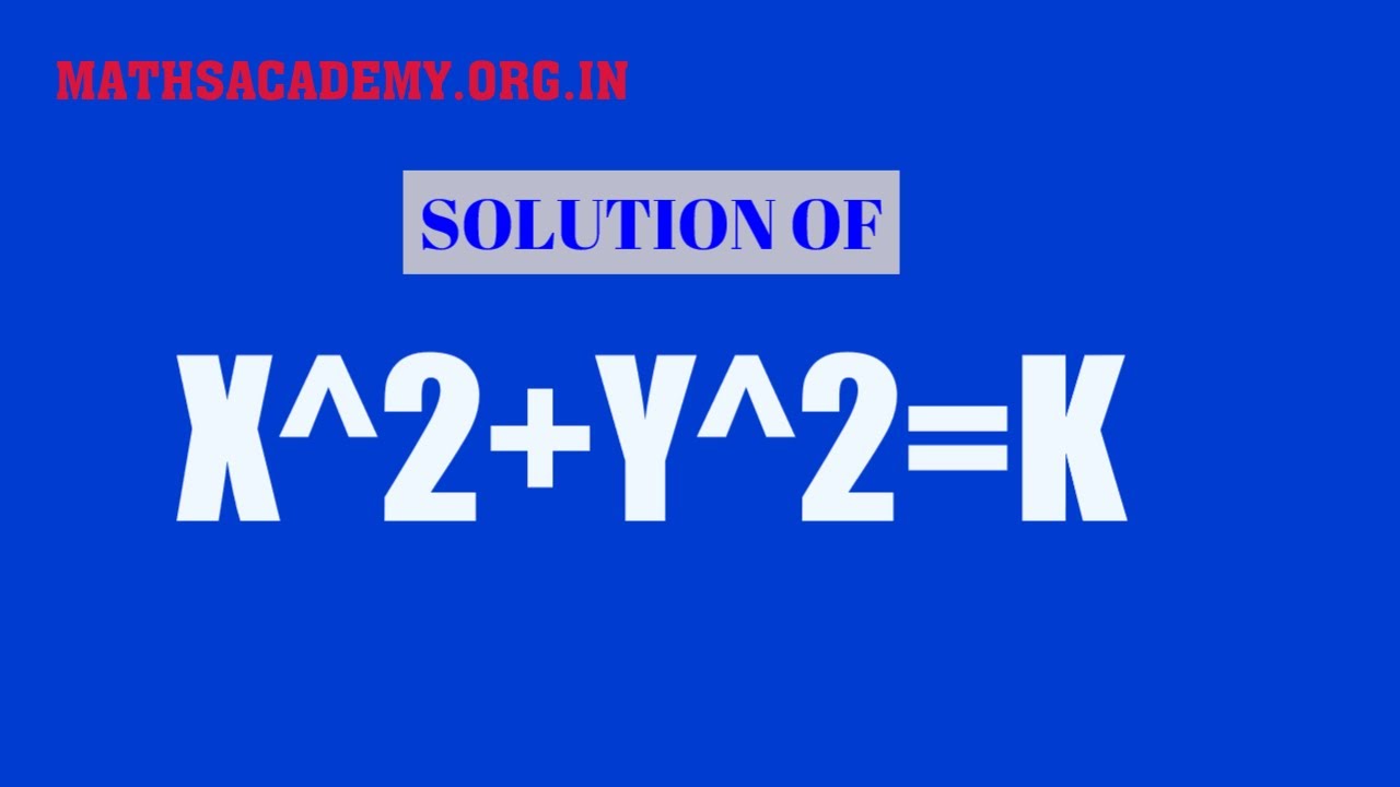IOQM NUMBER THEORY : LECTURE -5