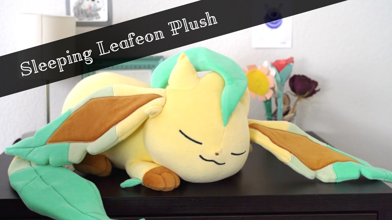Sleeping Leafeon Plush Review