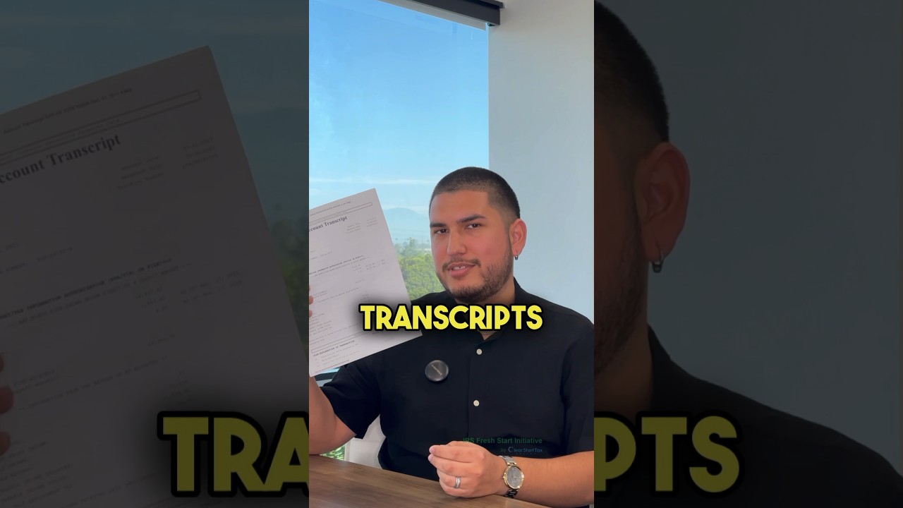 IRS Account Transcripts Explained
