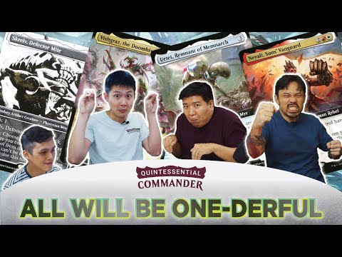 VISHGRAZ vs NEYALI vs URTET vs SKRELV | Phyrexia All Will be ONE | MTG EDH Commander Gameplay