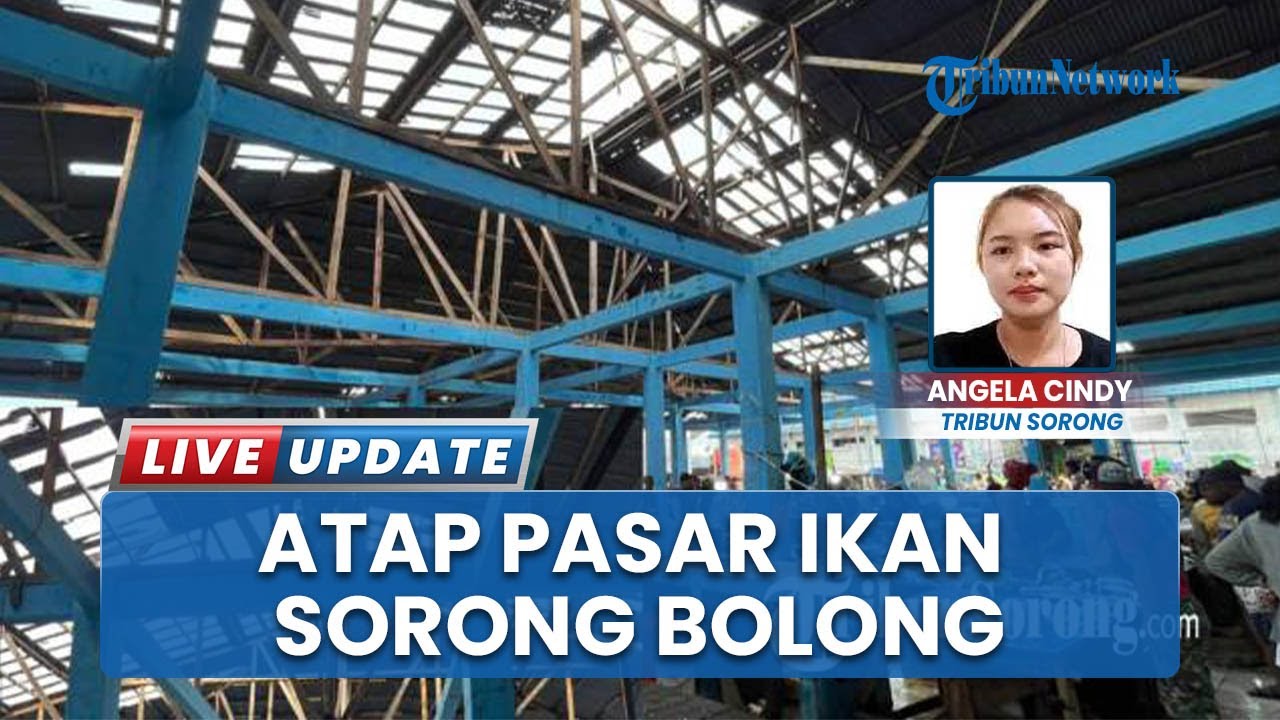 Atap Pasar Ikan Jembatan Puri Terbuka sejak 2023, Terganggu saat Hujan ...