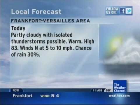 The Weather Channel - Frankfort, KY SD Local Forecast - 5/5/2012 11:08am - Red box on the 7-day
