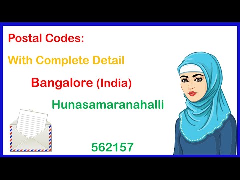Postal Code of Hunasamaranahalli Bangalore Karnataka India Pin code post code 562157