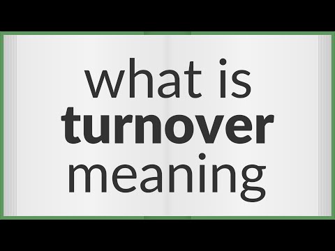 Turnover | meaning of Turnover