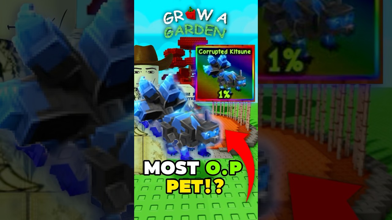 😱*HURRY* NEW CORRUPTED KITSUNE PET?! (SUPER O.P) Grow A Garden Zen Corruption Update #growagarden