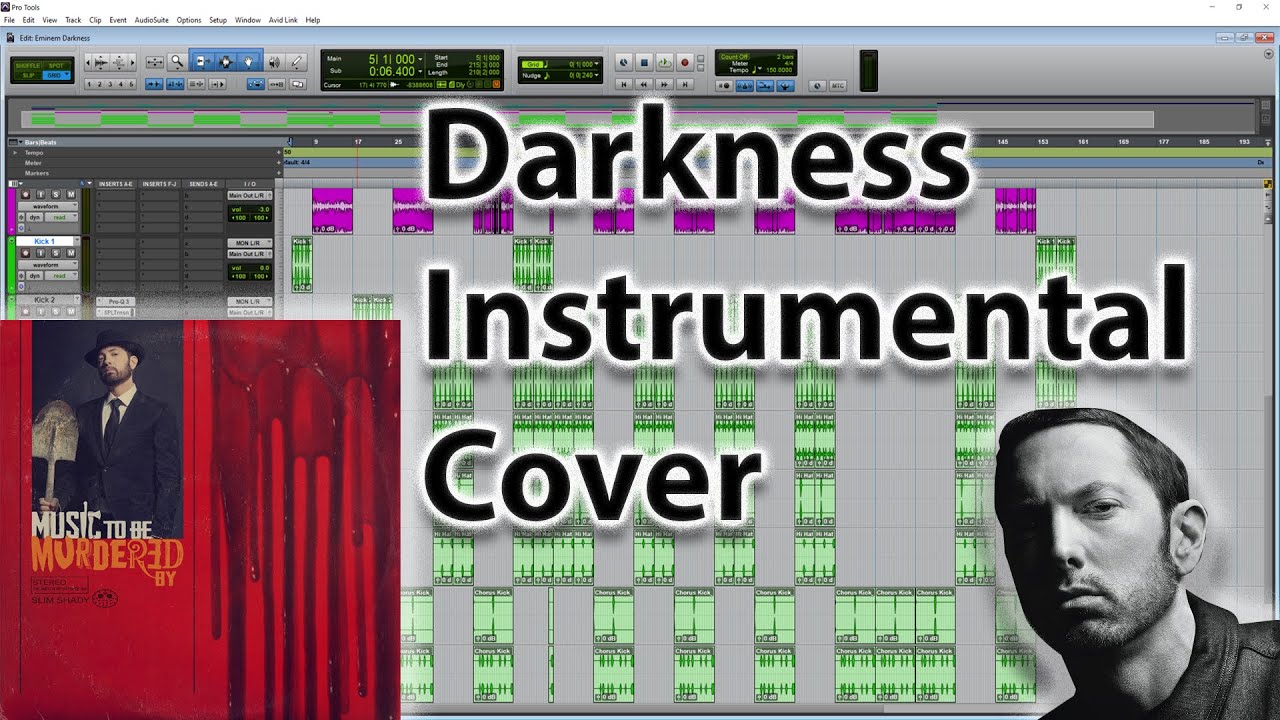 Eminem Darkness Instrumental Remake/Cover (Studio Quality)