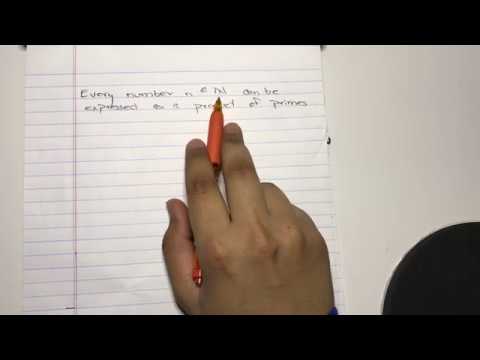 Every natural number can be expressed as a product of primes proof