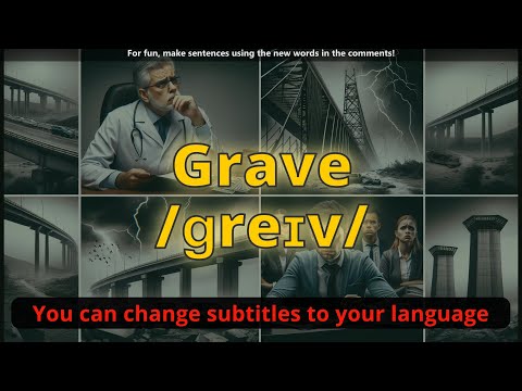 Grave meaning with 5 examples