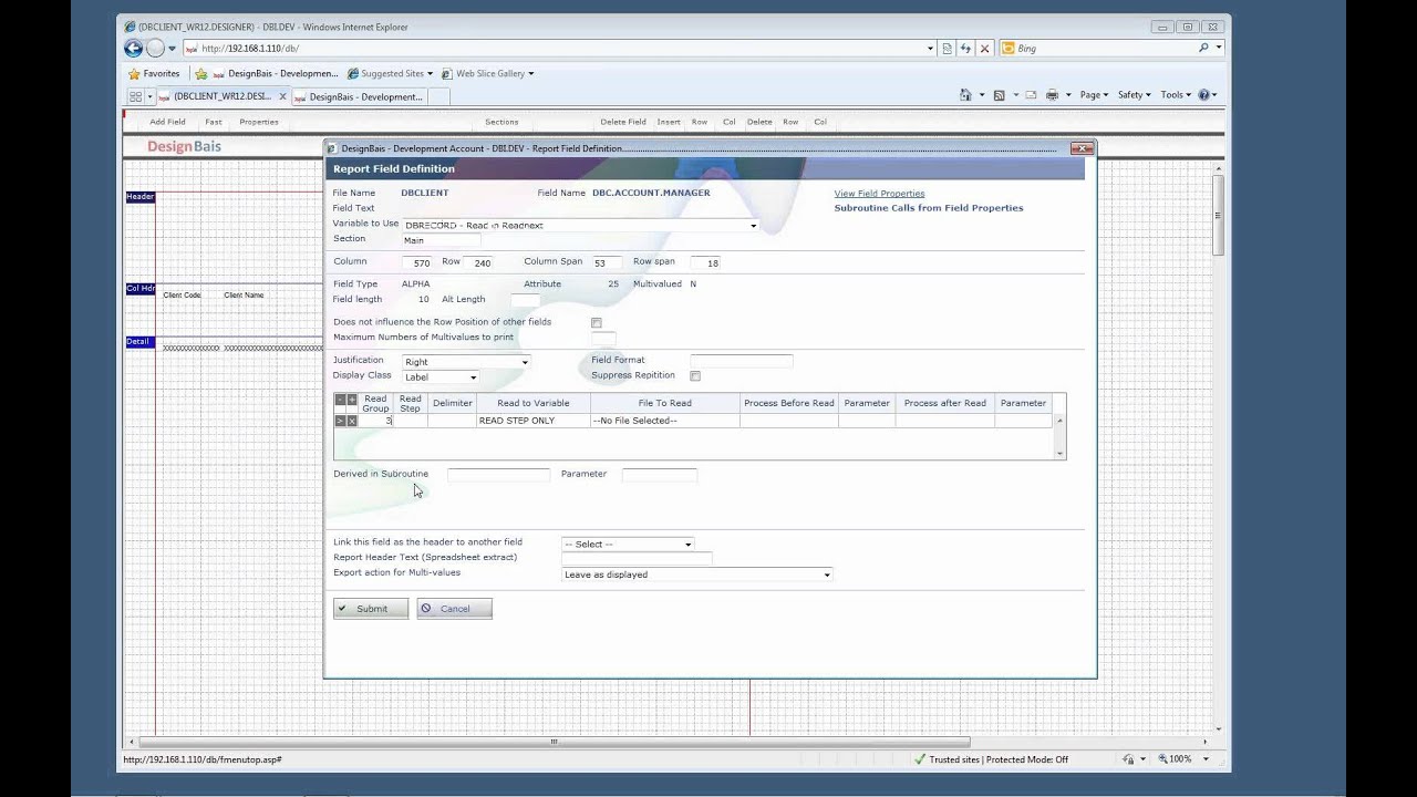 Report Designer Introduction