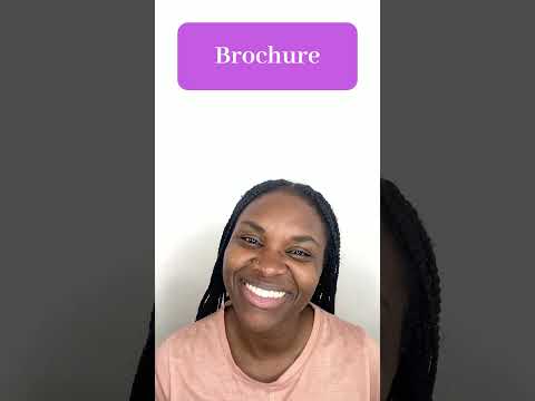 "Brochure" Pronunciation: How To Say "Brochure" In English #learnenglish #teachercody #speakenglish