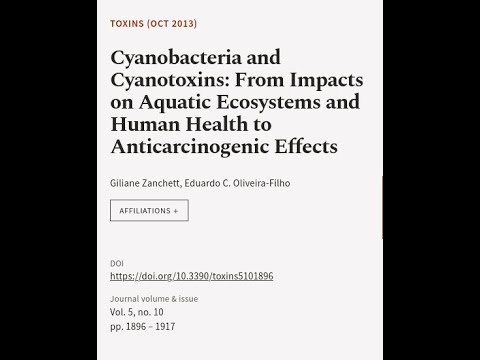 Cyanobacteria and Cyanotoxins: From Impacts on Aquatic Ecosystems and Human Health to... | RTCL.TV