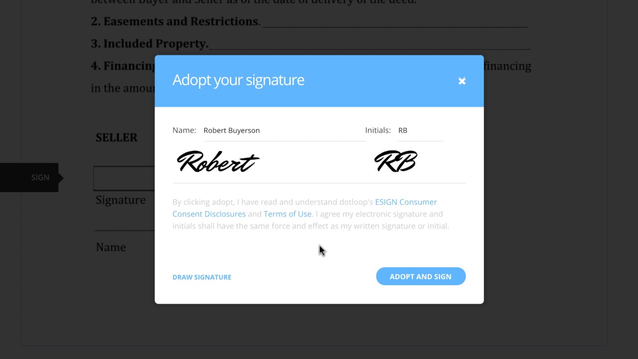 dotloop client signing experience: What do my clients see?