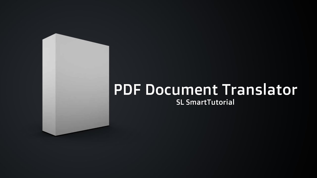 Pdf Document Translator | English to සිංහල #shorts