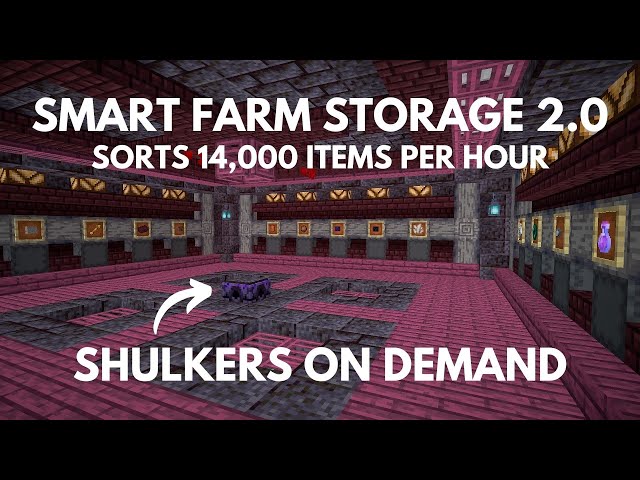 Smart Farm Storage 2.0 Minecraft Map