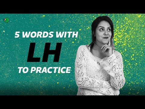 5 words with LH to Practice Pronunciation | Speak Portuguese