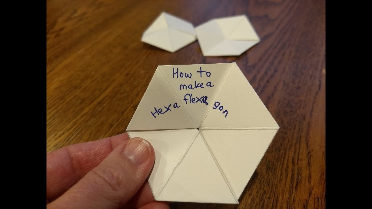 How to make a Hexaflexagon