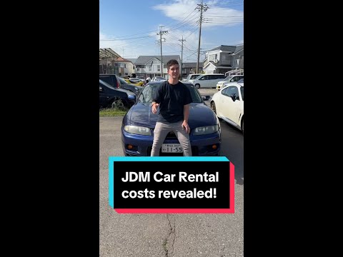 Here's the pricing on renting a JDM car in Japan! #japan #rental #jdmcars #traveltips