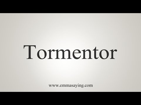 How To Say Tormentor