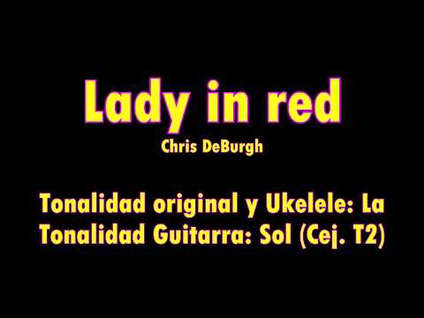 Lady in red (Chris Deburgh) Tutorial Guitarra y Ukelele