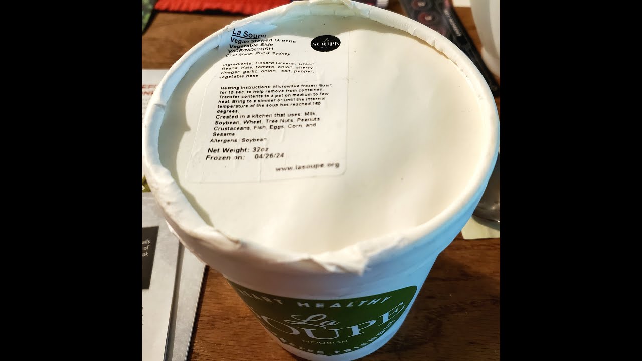 La Soupe Vegan Stewed Greens Vegetable Side Review