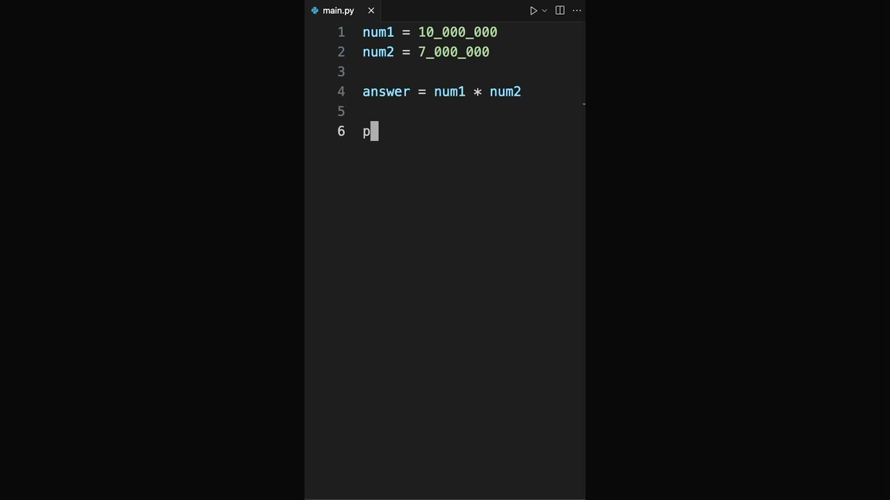 Python Integer Trick!! #python #pythonprogramming #learnpython