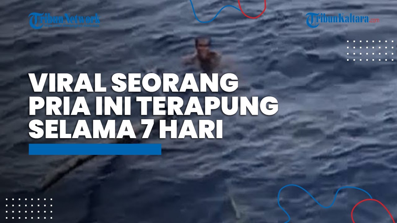 Viral Seorang Pria Terapung di Samudera Hindia Hanya dengan Berpegangan ...