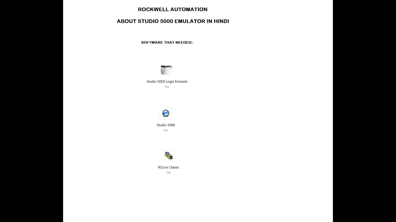 STUDIO 5000 LOGIX EMULATOR TUTORIAL  !  HOW TO GO ONLINE STUDIO 5000 EMULATOR
