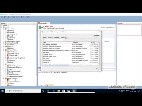 Oracle SQL Developer Data Modeler 19.4 Installation on Windows 10 using Oracle JDK 11