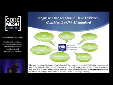 CodeMesh 2014 - Andreas Stefik - The Programming Language Wars