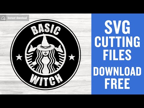 Basic Witch Svg Free Cut File for Cricut