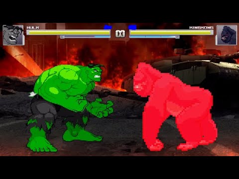 M.U.G.E.N. Hulk vs King Kong