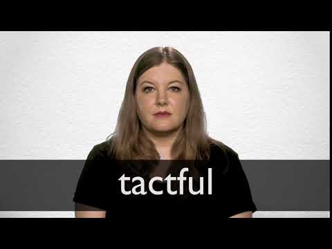 TACTFUL - Meaning & Translations | Collins English Dictionary