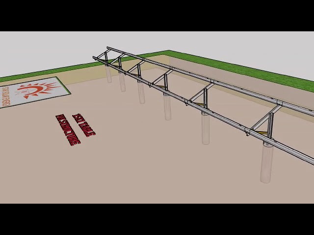 GROUND MOUNTING STRUCTURE - Seasonal Structure With Manual Tilting ...