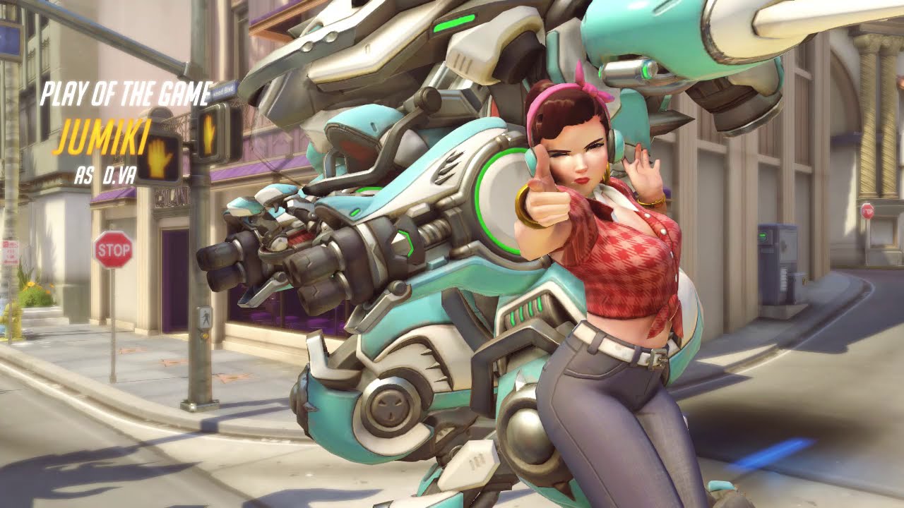 Overwatch Highlight - DVA Teamkill