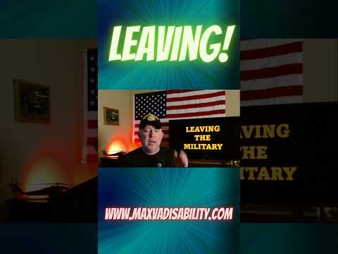 Leaving The Military - Separation or Retirement VA Disability Claim Advice #shorts