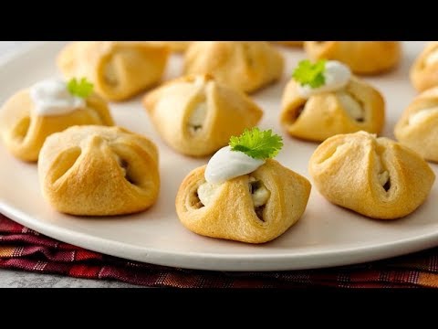 3-Ingredient Sausage-Cream Cheese Crescent Bundles | Pillsbury
