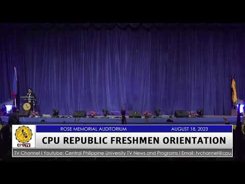 CPU REPUBLIC FRESHMEN ORIENTATION