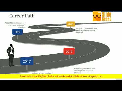 Career Path Template 2 Ppt Powerpoint Presentation File Gridlines