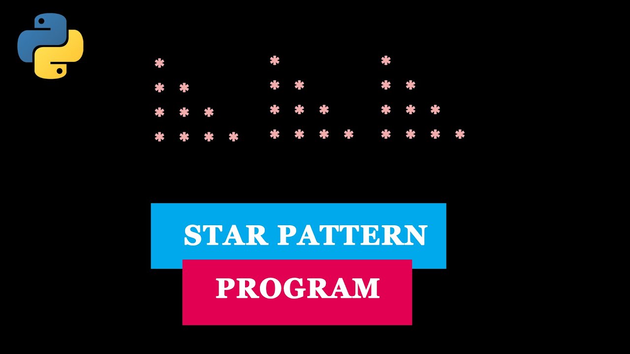 Python Program To Print Multiple Star Pattern 02 | Star Pattern Program
