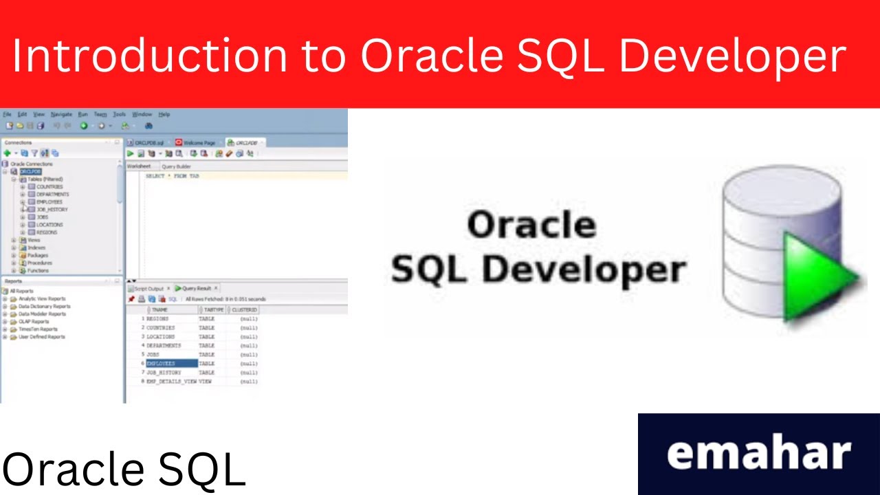 Intro: to SQL Developer & SELECT |Oracle SQL