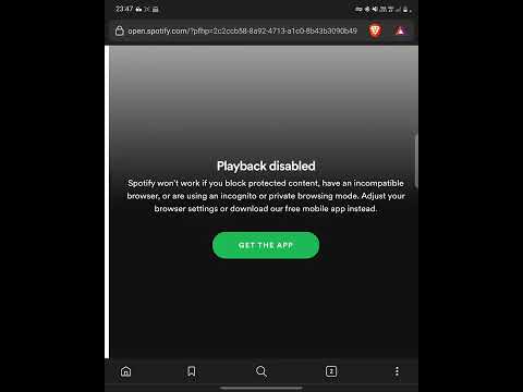 Spotify bug: "playback disabled" page prevents account management