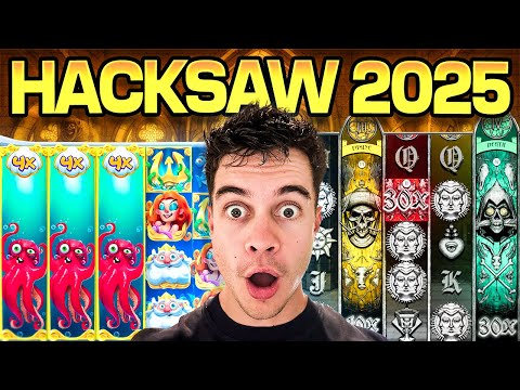 I PLAYED THE BEST HACKSAW SLOTS OF 2025! (BIG WINS)