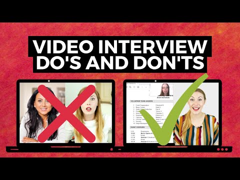 Video Interview TIPS - How to Stand Out in Video Interview for Jobs!