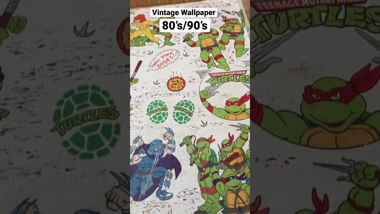 Vintage Wallpaper #ninjaturtles  #1980s #1990s #oldschool  #vintage #nostalgia