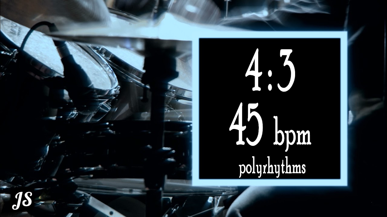 45 Bpm - 4:3 Polyrhythm Drum Beat