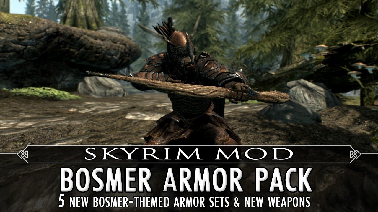 Skyrim Mod Feature: Bosmer Armor Pack