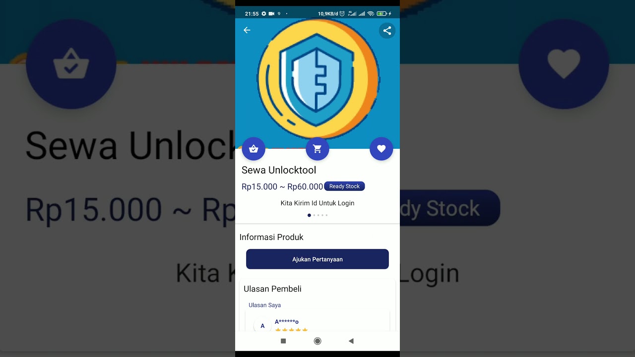 Aplikasi Toko UnlockTool