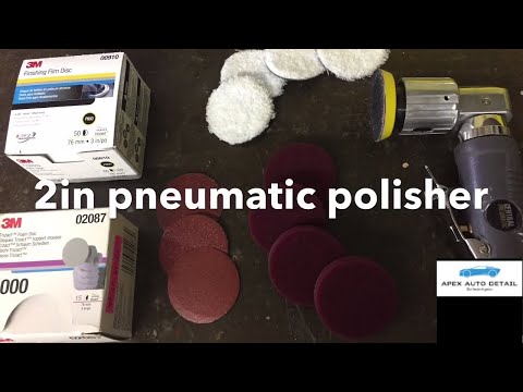 2 inch Professional Mini Orbital Polisher and Sander!! Sanding Discs, Foam Pads, Microfiber Cut Pads