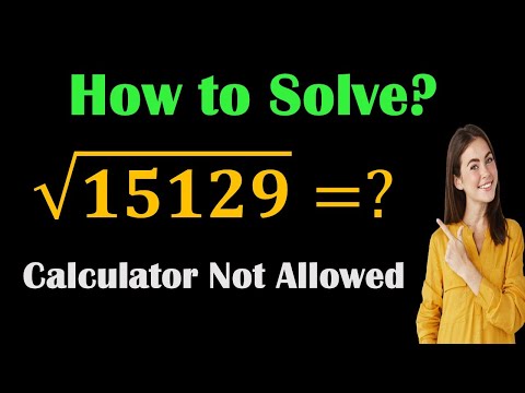 Maths Olympiad Problem| Find the square root of 15129 | you should know this trick|